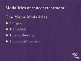 Principles of cancer treatment | PPT