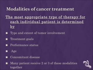 Principles of cancer treatment | PPT