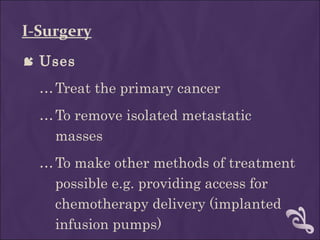 Principles of cancer treatment | PPT