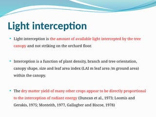 Principles of Canopy Management .pptx in subject canopy management of ...