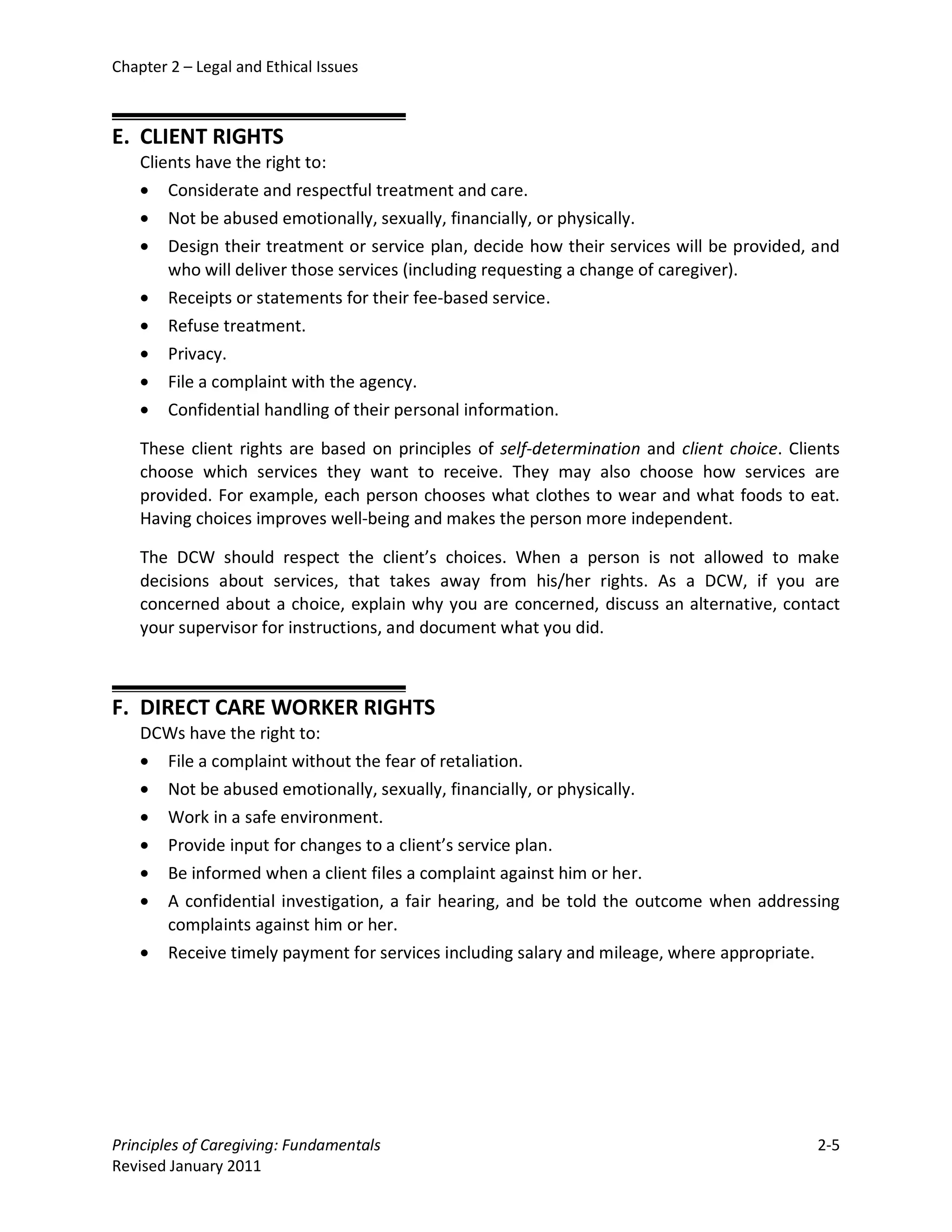 Principles of caregiving | PDF