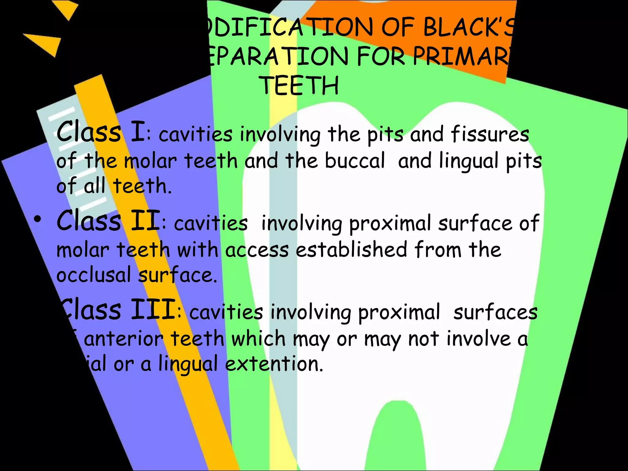 Principles and concepts of cavity preparation | PPT