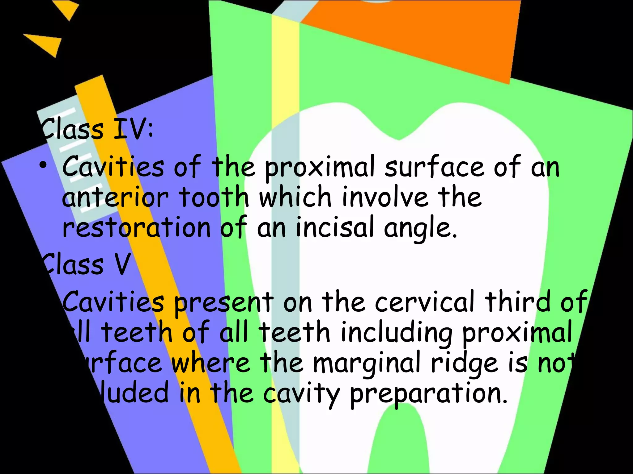 Principles and concepts of cavity preparation | PPT