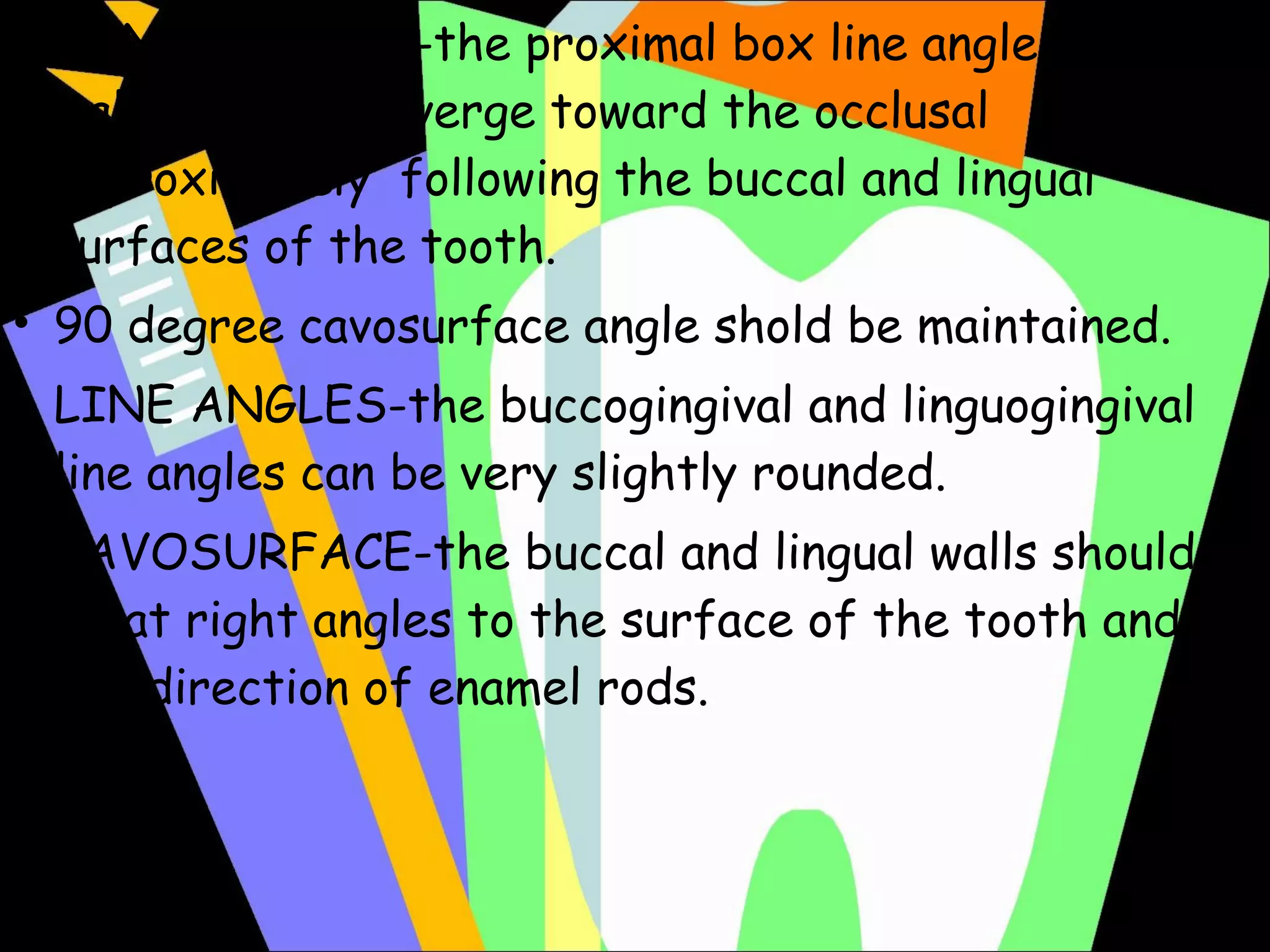 Principles and concepts of cavity preparation | PPT