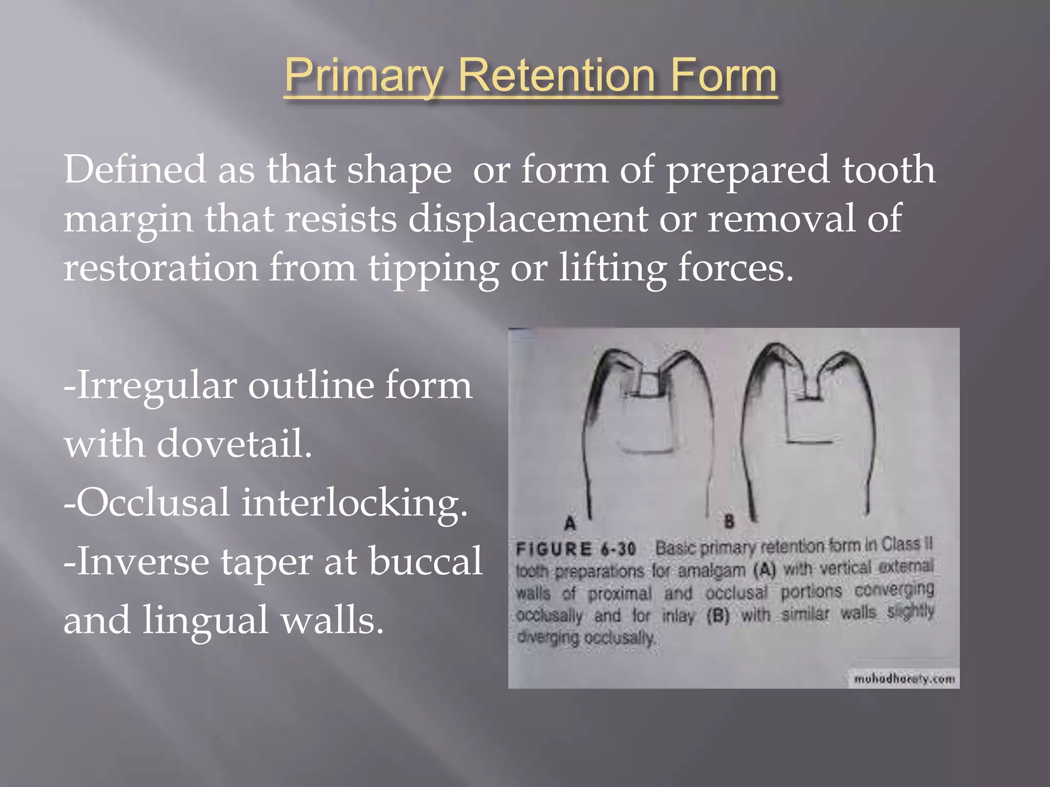 Principles of cavity preparation | PPTX