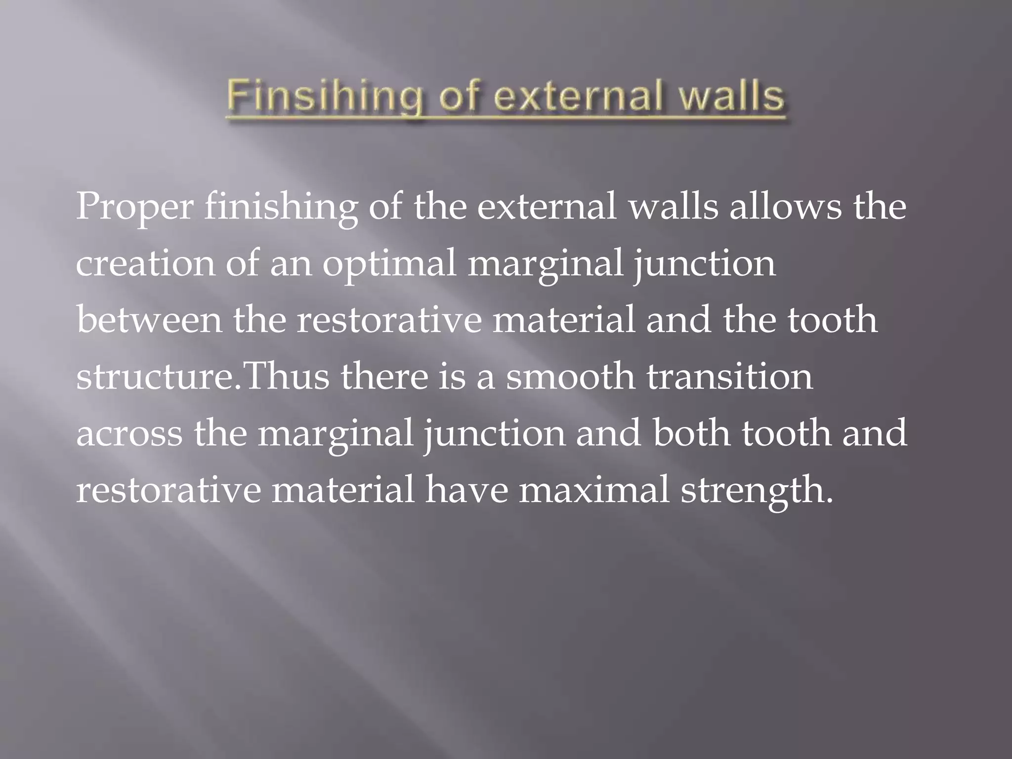Principles of cavity preparation | PPTX