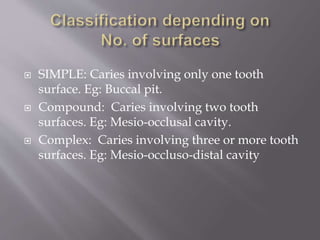 Principles of cavity preparation | PPTX