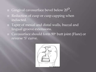 Principles of cavity preparation | PPTX