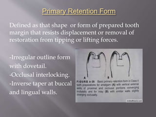 Principles of cavity preparation | PPTX