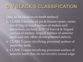 Principles of cavity preparation | PPTX