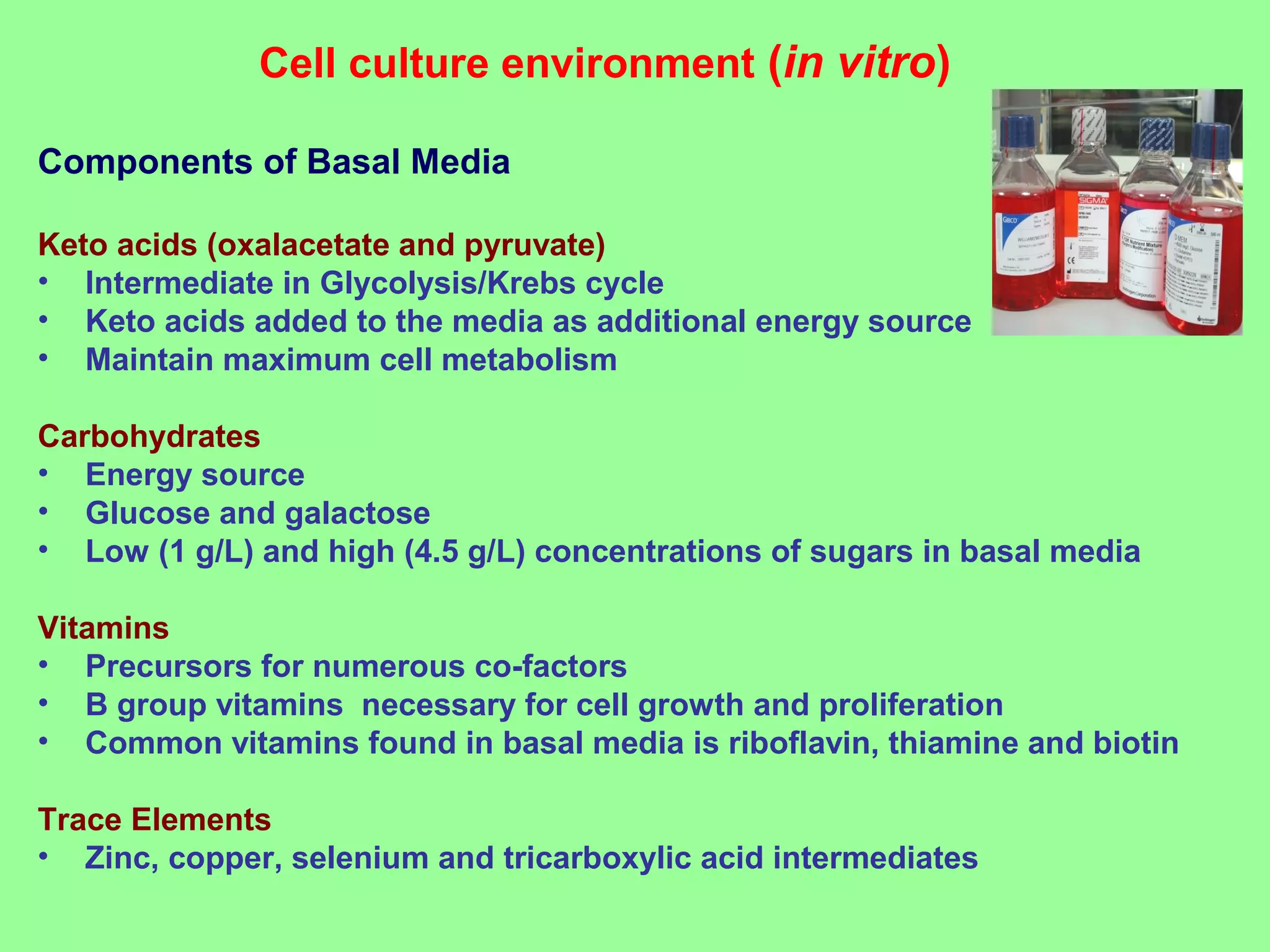 Introduction to cell culture techniques | PPT
