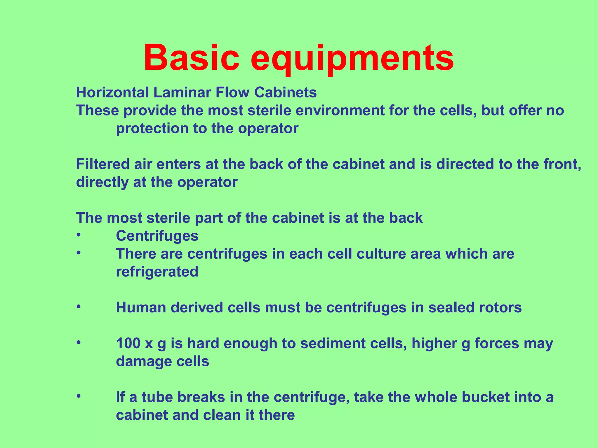 Introduction To Cell Culture Techniques Ppt