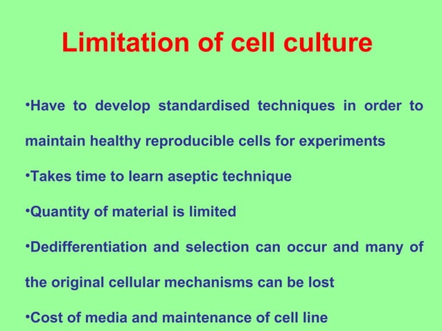 Introduction to cell culture techniques | PPT
