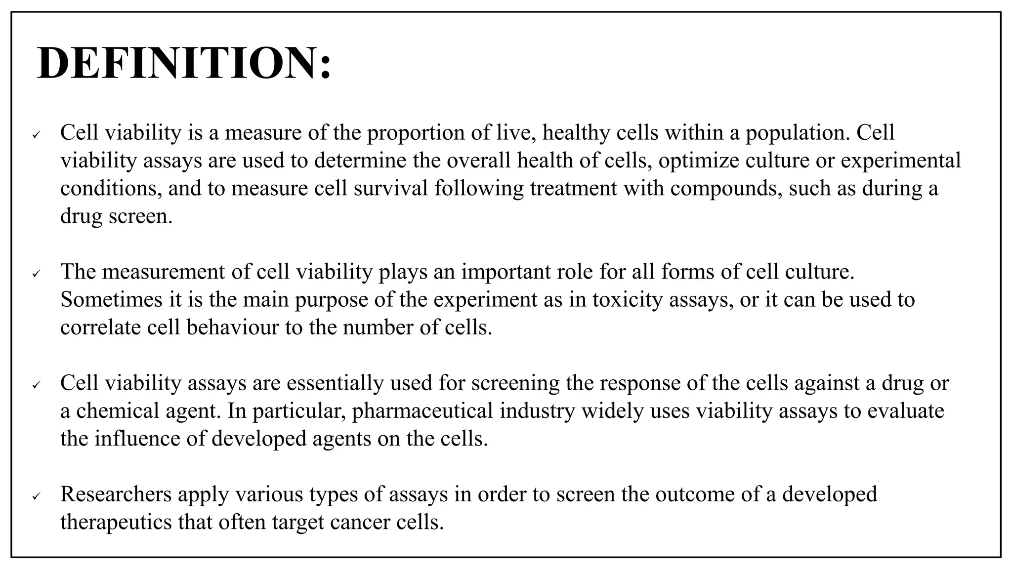 Principles of cell viability assays by surendra.pptx