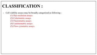 Principles of cell viability assays by surendra.pptx