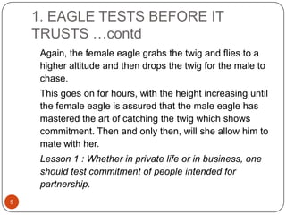 Principles of change management from the life of an eagle | PPTX