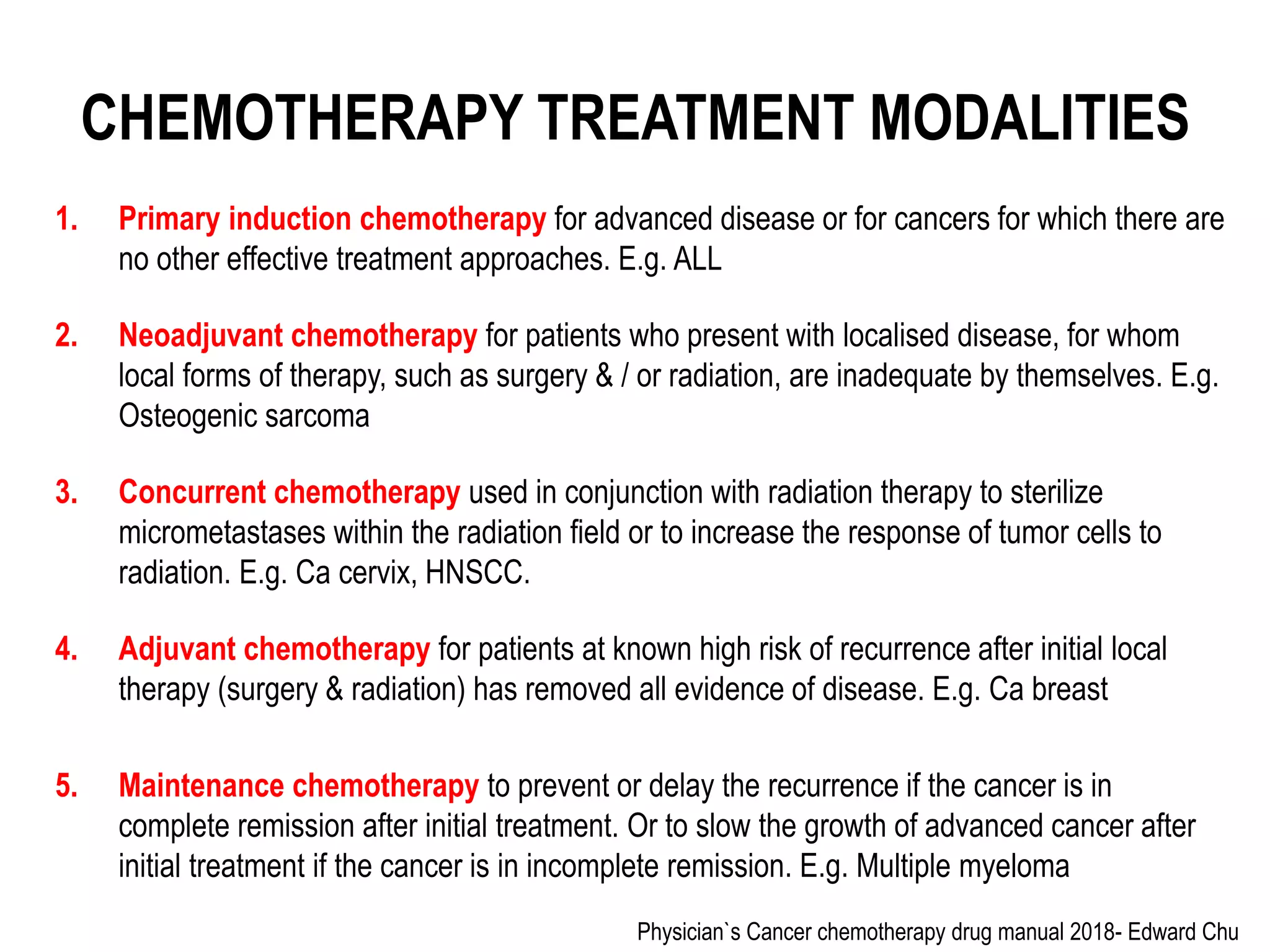 Principles of chemotherapy | PPTX