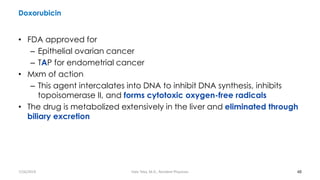 Principles of chemo for gyn (revised) | PDF