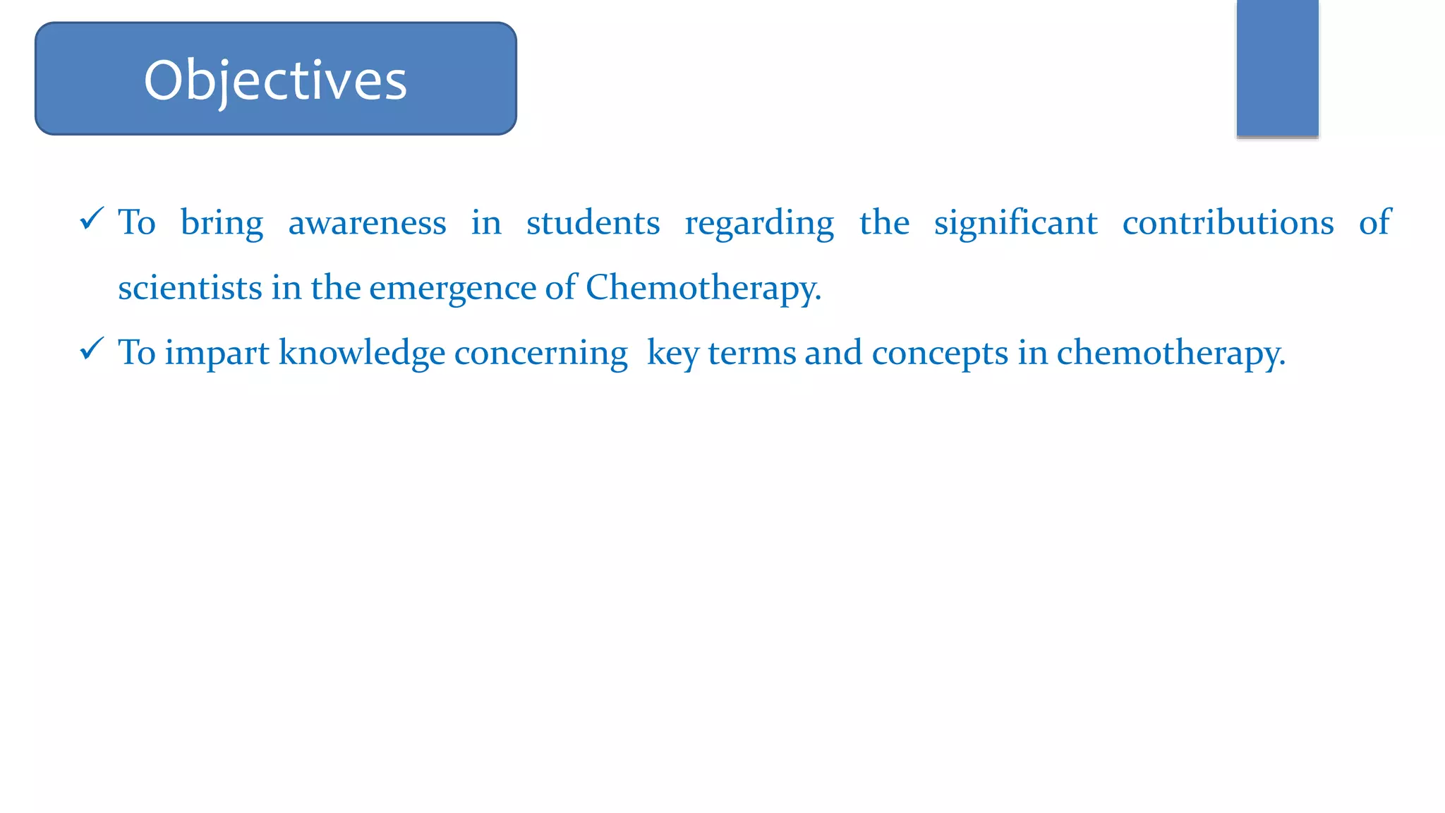 Principles of chemotherapy | PPTX