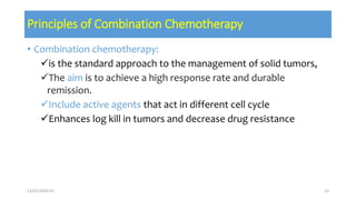 Principles of chemotherapy in Gynecologic oncology | PPTX