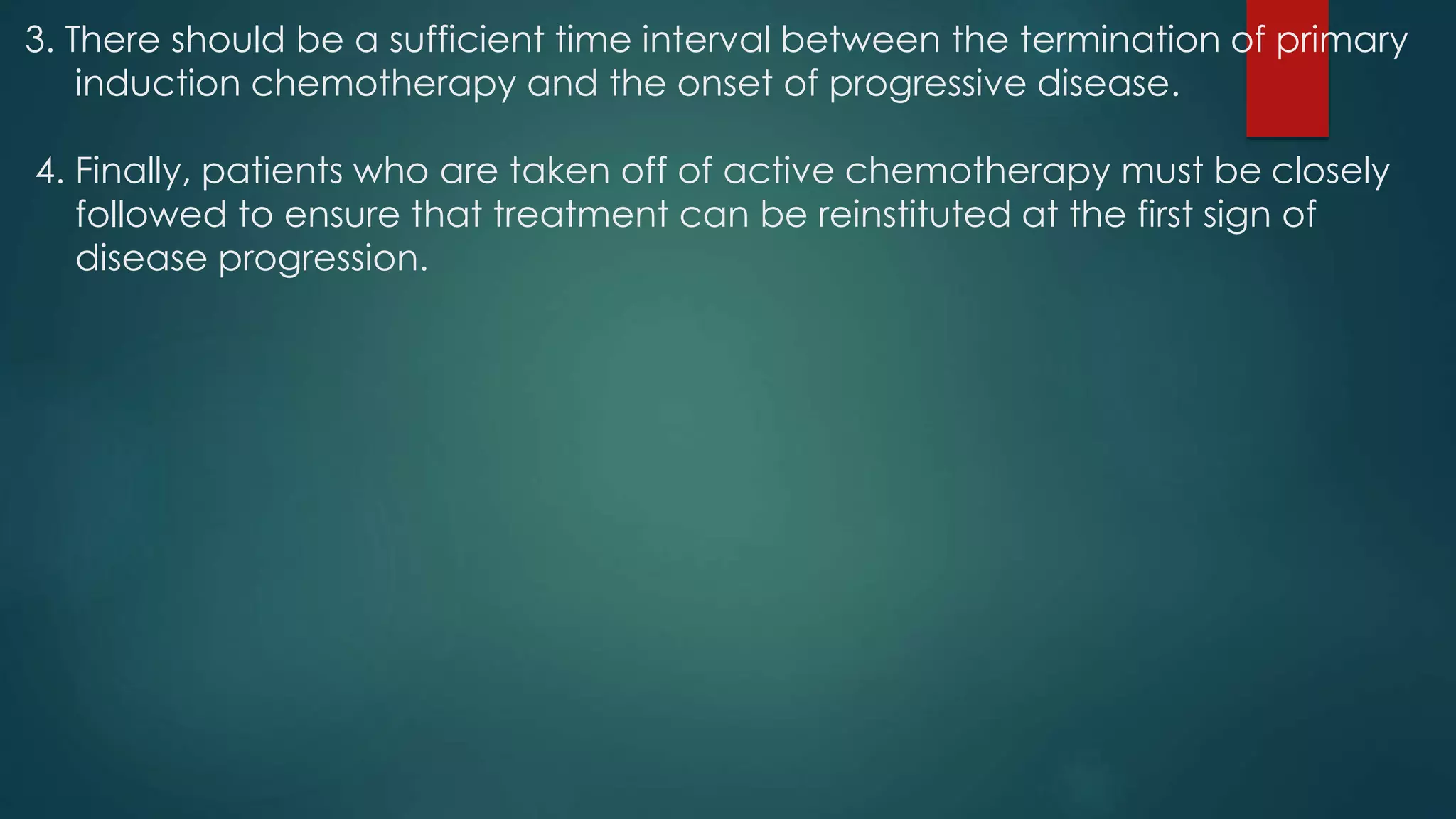 Principles of chemotherapy(types, indications and complications) | PPTX