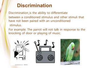 Principles of classical conditioning | PPTX