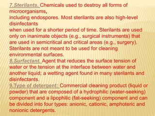 Principles of cleaning | PPTX