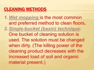 Principles of cleaning | PPTX