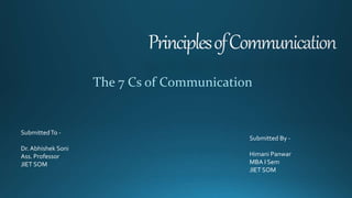 Principles of communication | PPT