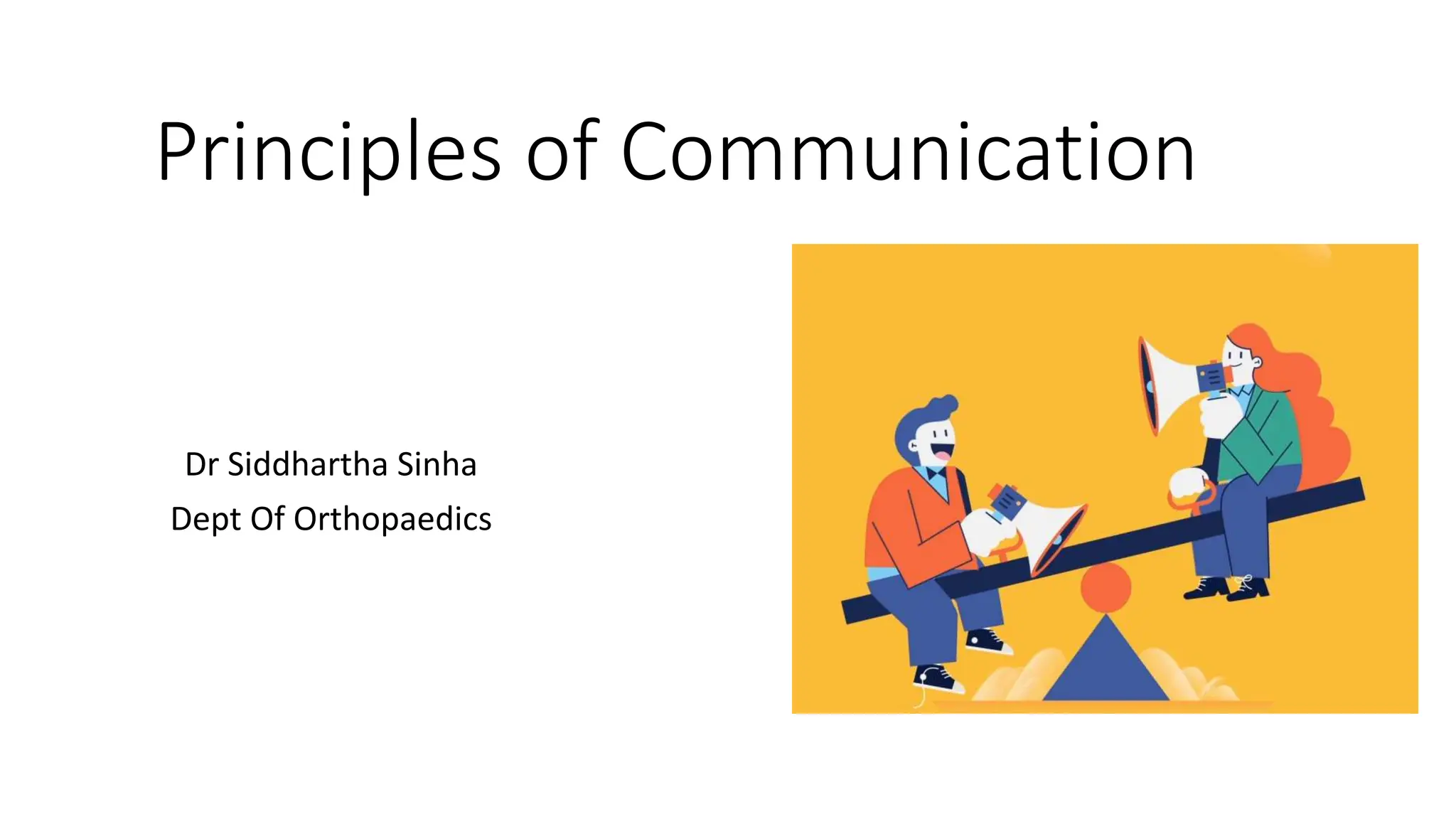 Principles of communication in Healthcare (AETCOM) | PPTX