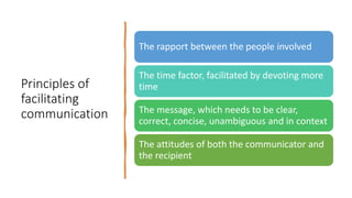Principles of communication in Healthcare (AETCOM) | PPTX