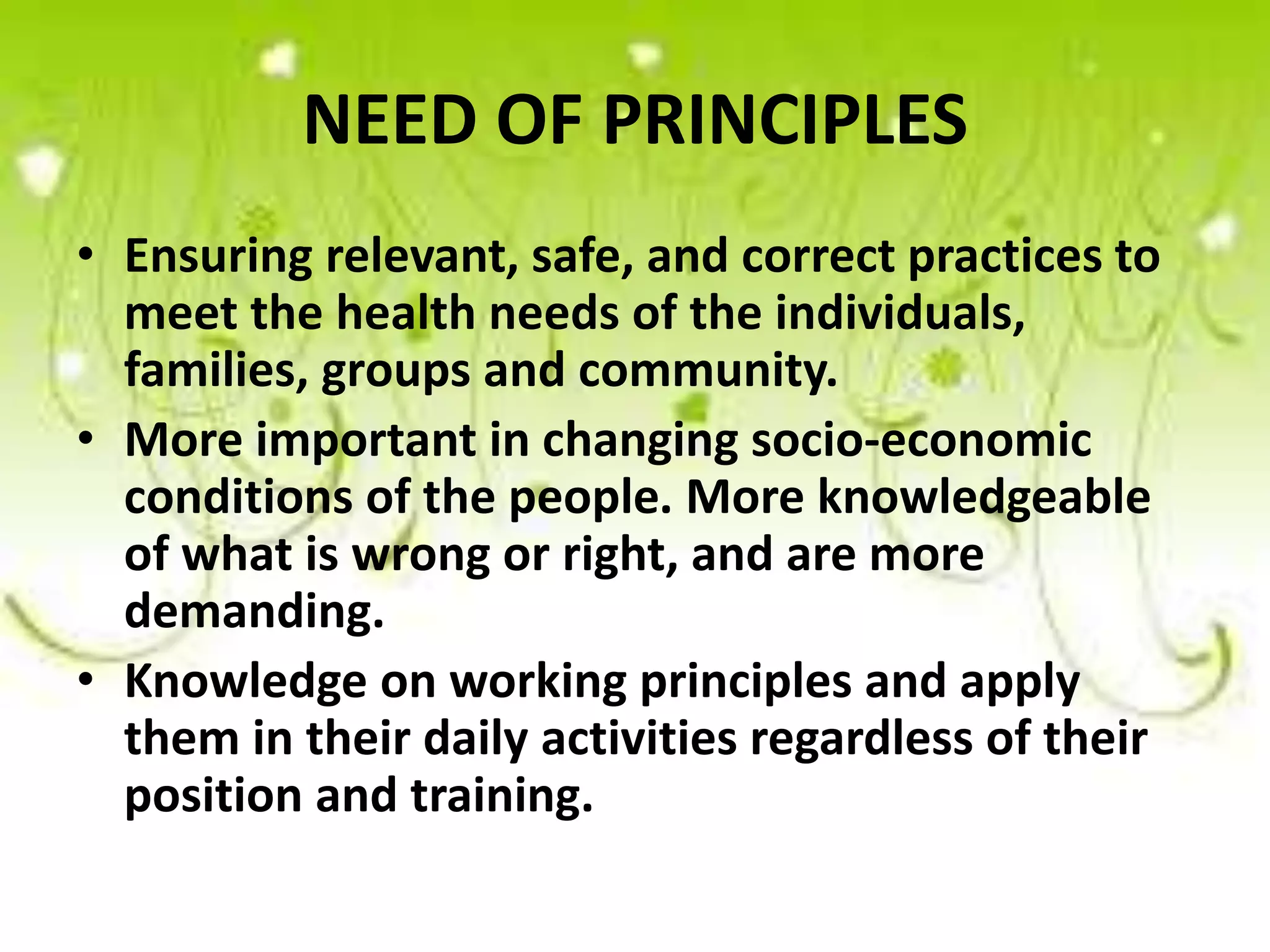 Principles of community health nursing | PPTX