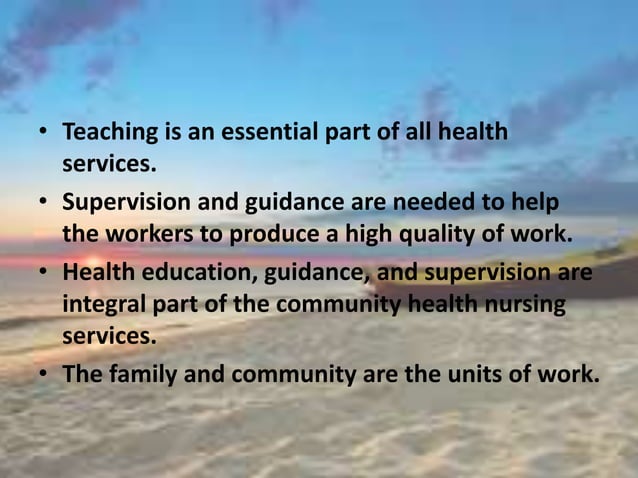 Principles of community health nursing | PPTX