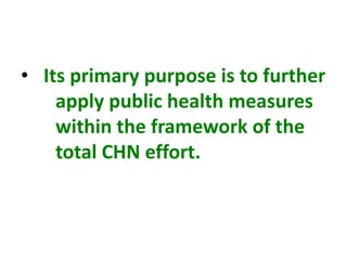 PRINCIPLES OF COMMUNITY HEALTH NURSING | PPTX