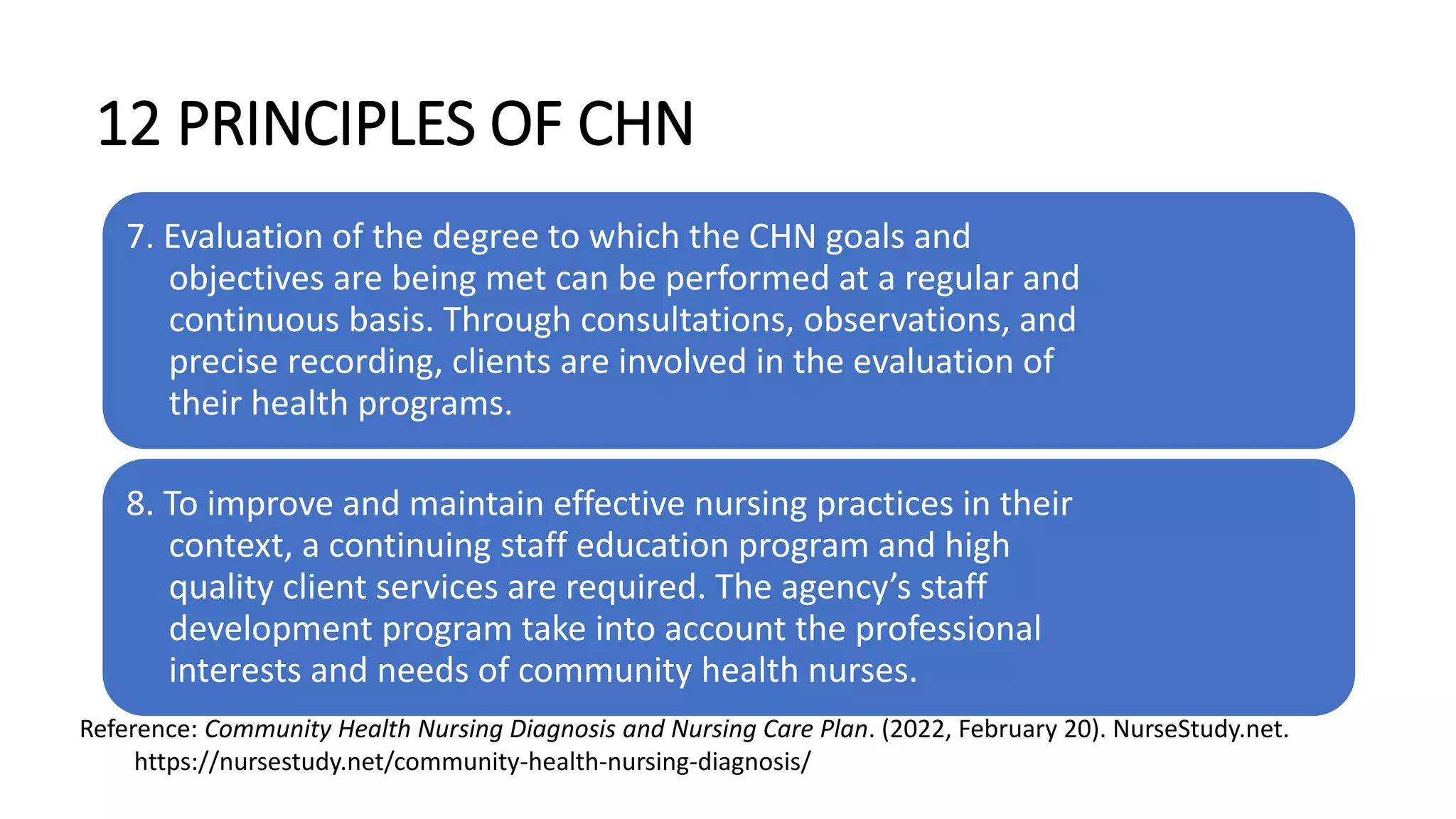 PRINCIPLES OF COMMUNITY HEALTH NURSING | PPTX