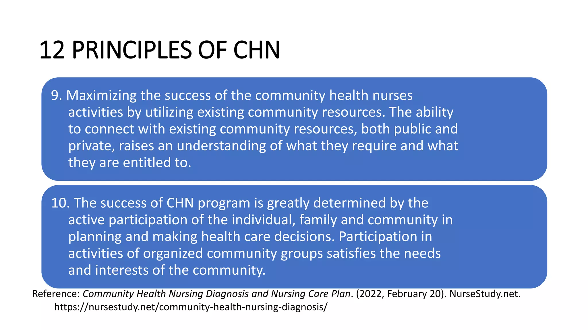 PRINCIPLES OF COMMUNITY HEALTH NURSING | PPTX