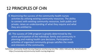 PRINCIPLES OF COMMUNITY HEALTH NURSING | PPTX