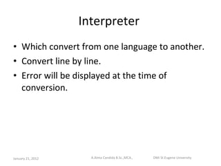 Principles of compiler design | PPT