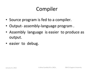 Principles of compiler design | PPT