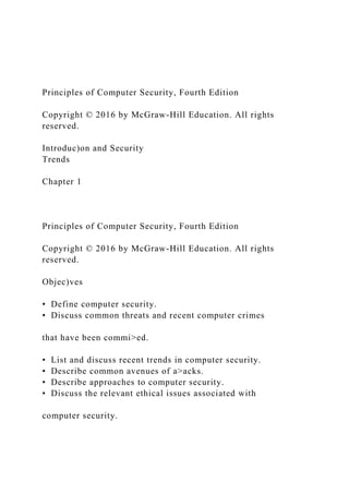 Principles of Computer Security, Fourth Edition Copyright .docx