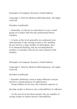 Principles of Computer Security, Fourth Edition Copyright .docx