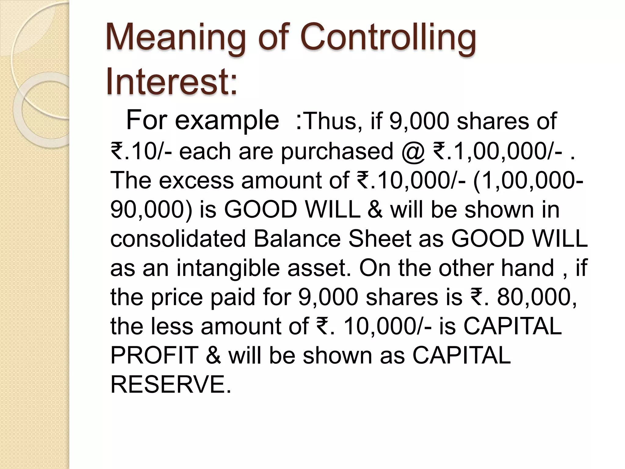 Principles of consolidation | PPSX