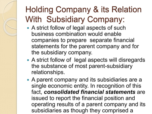 Principles of consolidation | PPSX