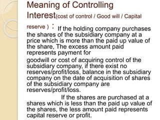 Principles of consolidation | PPSX