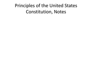 Principles of constitution | PPT