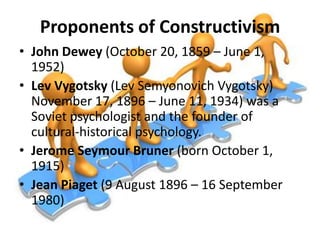 Principles of constructivism | PPTX