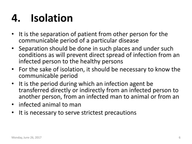 Principles of control of communicable diseases dr.wah | Infectious ...