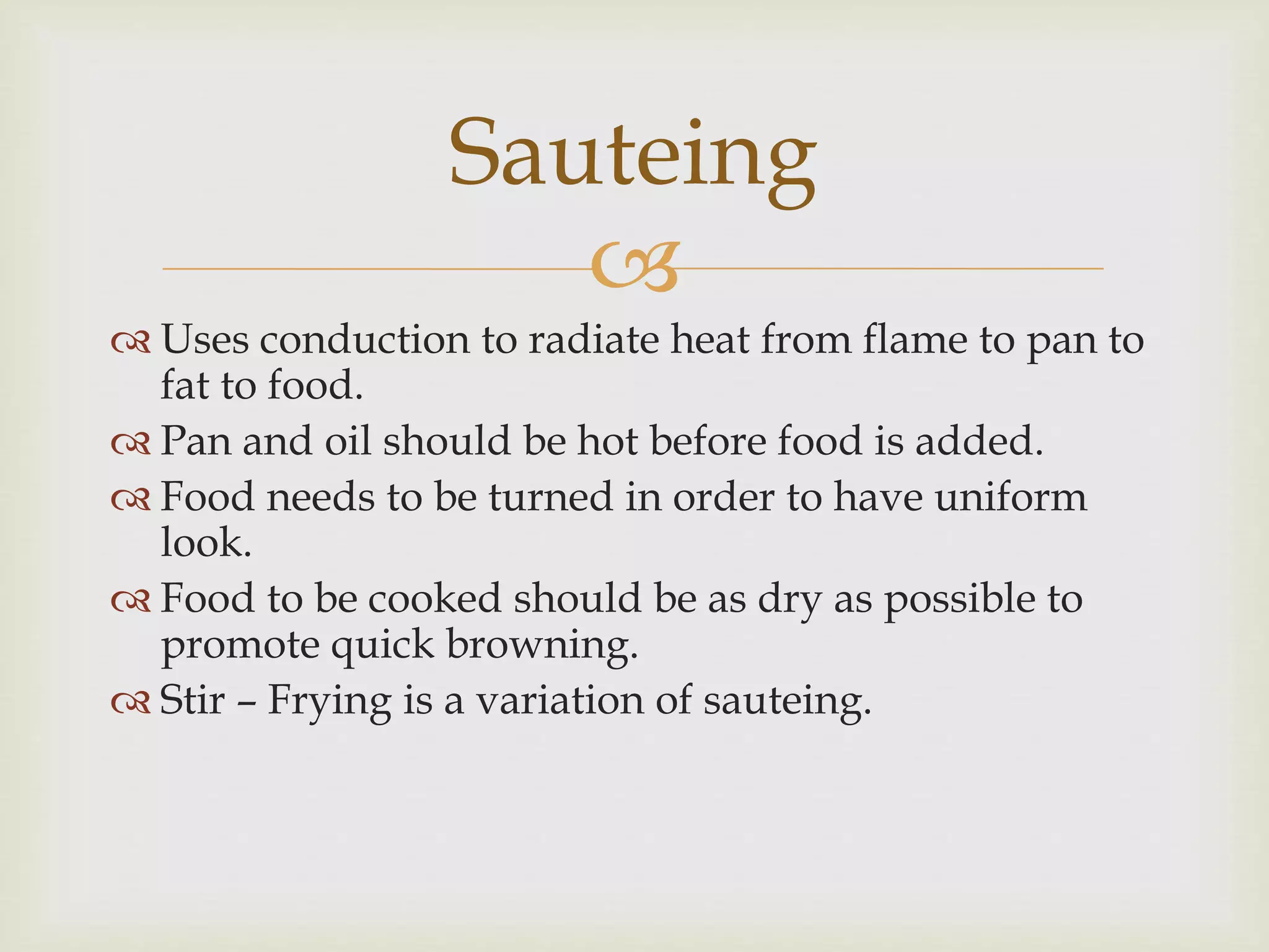 Principles of cooking | PPTX