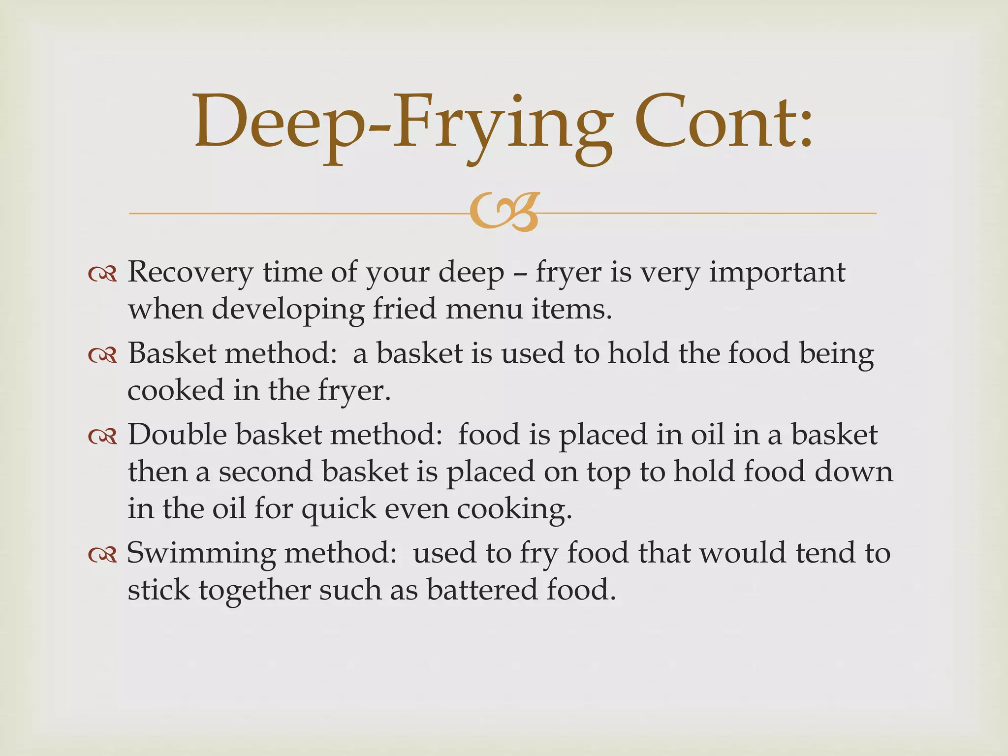 Principles of cooking | PPTX