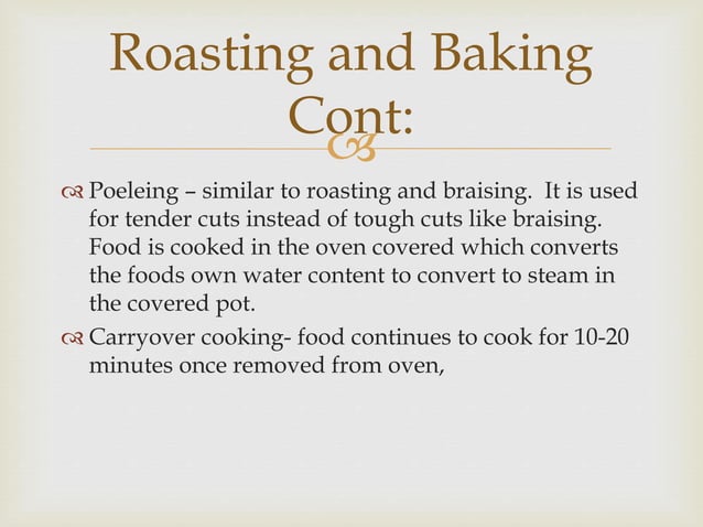 Principles of cooking | PPTX